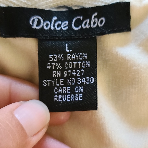 Dolce Cabo | Tops | Dolce Cabo Macrame Blouse Size Large | Poshmark